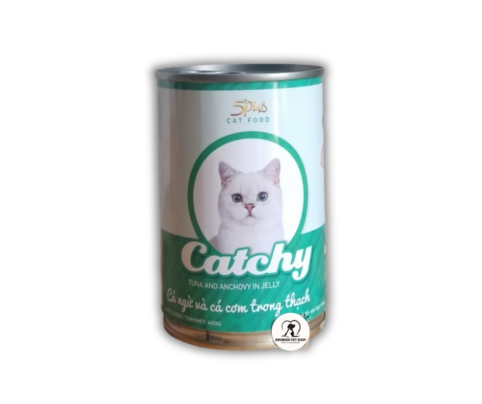 Pate Mèo Catchy - Vị Cá Ngừ Và Cá Cơm - 400g - Dreamer Pet Shop